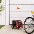 vidaXL Pet Bike Trailer Dog Cargo Bicycle Stroller Oxford Fabric and ...