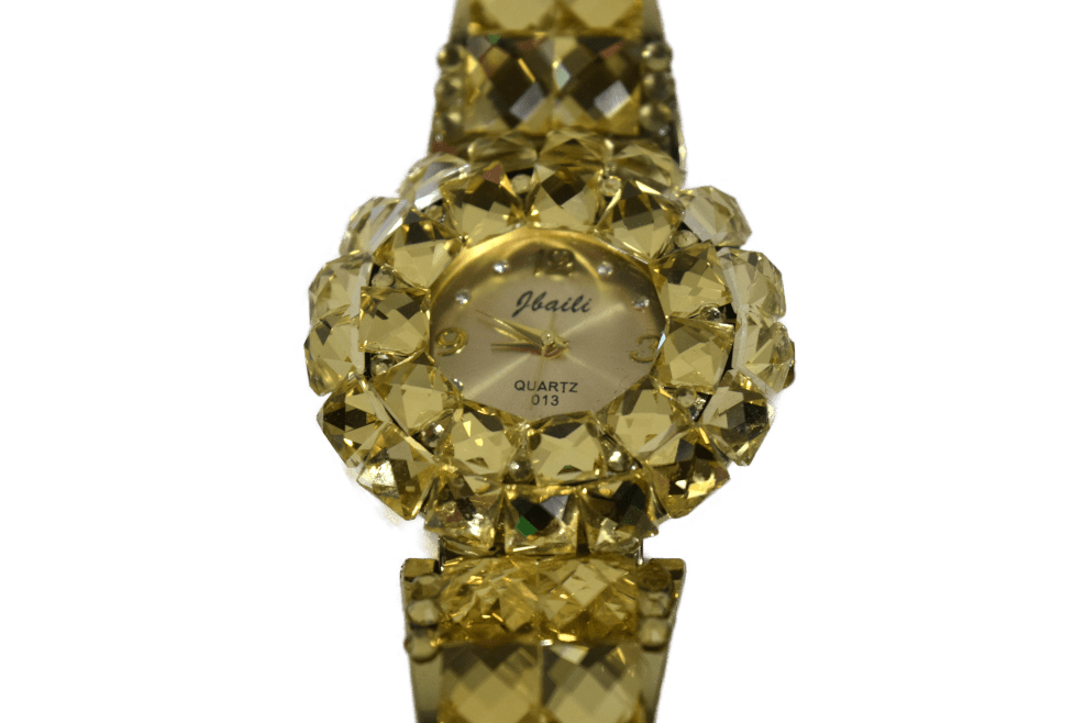 Gold Crystal High-End Fashion Woman Elegant Watch-3-GC - Walmart.com