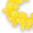 Luau Party Flower Lei, 40 in, Yellow, 1ct - Walmart.com
