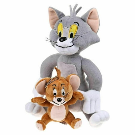 Cat & Mouse Soft Toy Tom And Jerry Plush Doll Stuffed Figure(2pcs ...