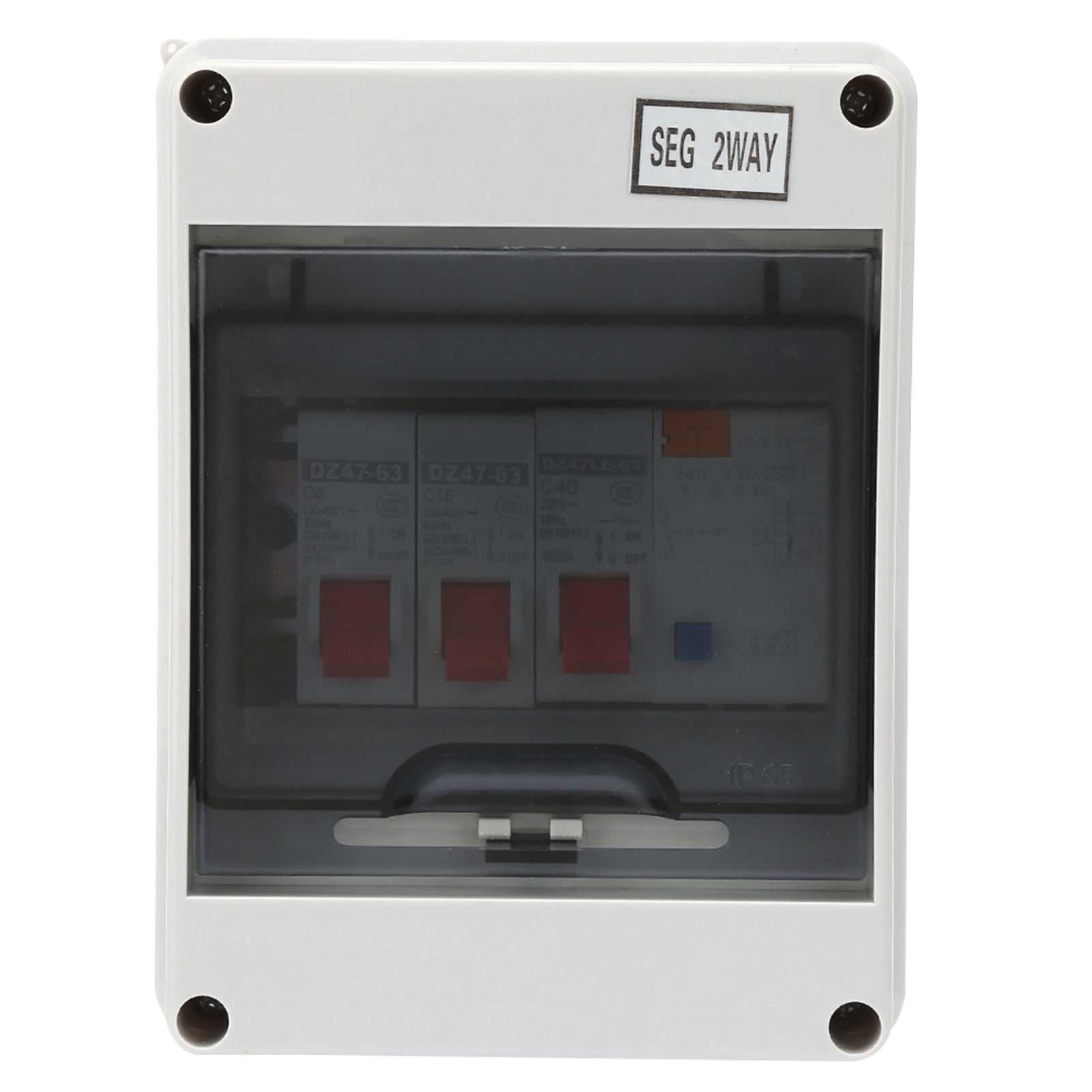 Workshop Consumer Unit 2 Way Garage Caravan Consumer Unit 40A 30mA RCD ...