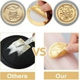 100PCS Gold Foil Stickers Embossed 2inch Self-adhesive Stickers Medal ...