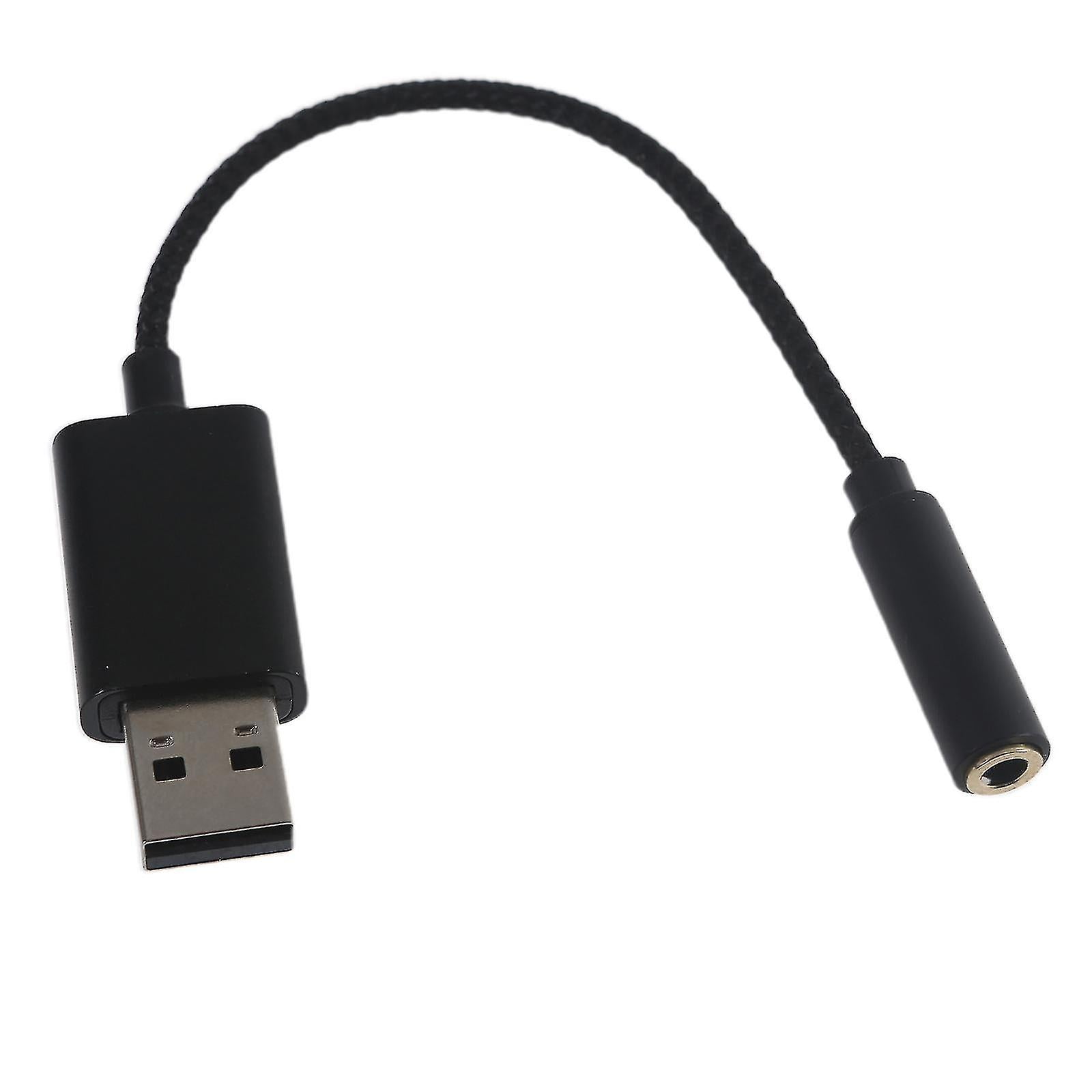 2 In1 Usb To 3.5mm Computer Audio Cable Usb To Aux Headphone Adapter ...