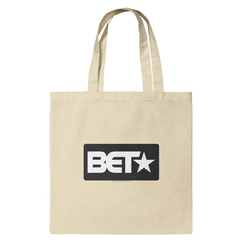 BET Logo Grocery Travel Reusable Tote Bag - Walmart.com