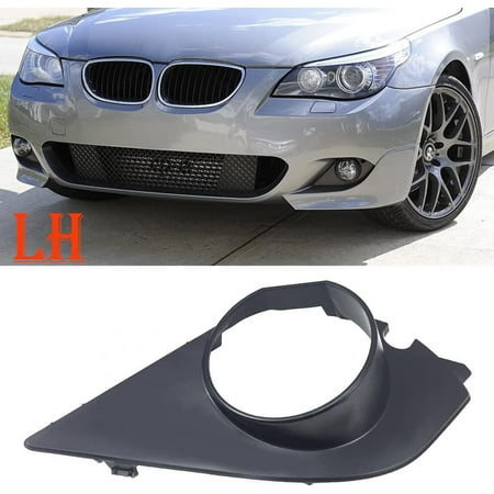 Left For 2003-09 BMW E60 E61 M Sport Fog Light Front Bumper Grille ...