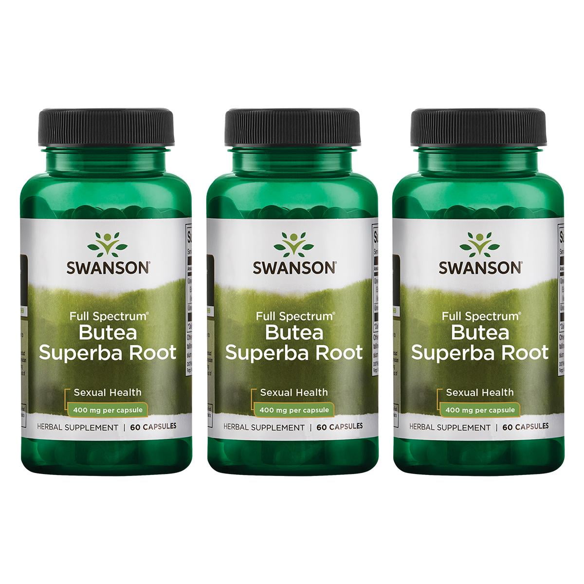 Swanson Full Spectrum Butea Superba Root 400 mg 60 Caps 3 Pack ...