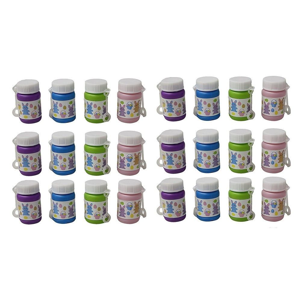 24 Mini Easter Bubbles - Perfect for Egg Hunt - Party Favors - Easter ...