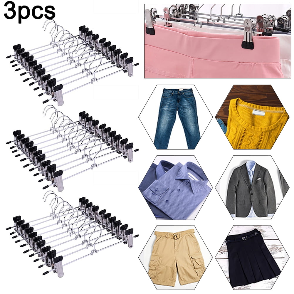 Perchas Creativas para Ropa Acero Inoxidable 10 Uds. Exquisitas Faldas ...