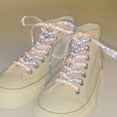Aellinatey Heart Pattern Colorful Reflective Shoelaces for Sneakers ...