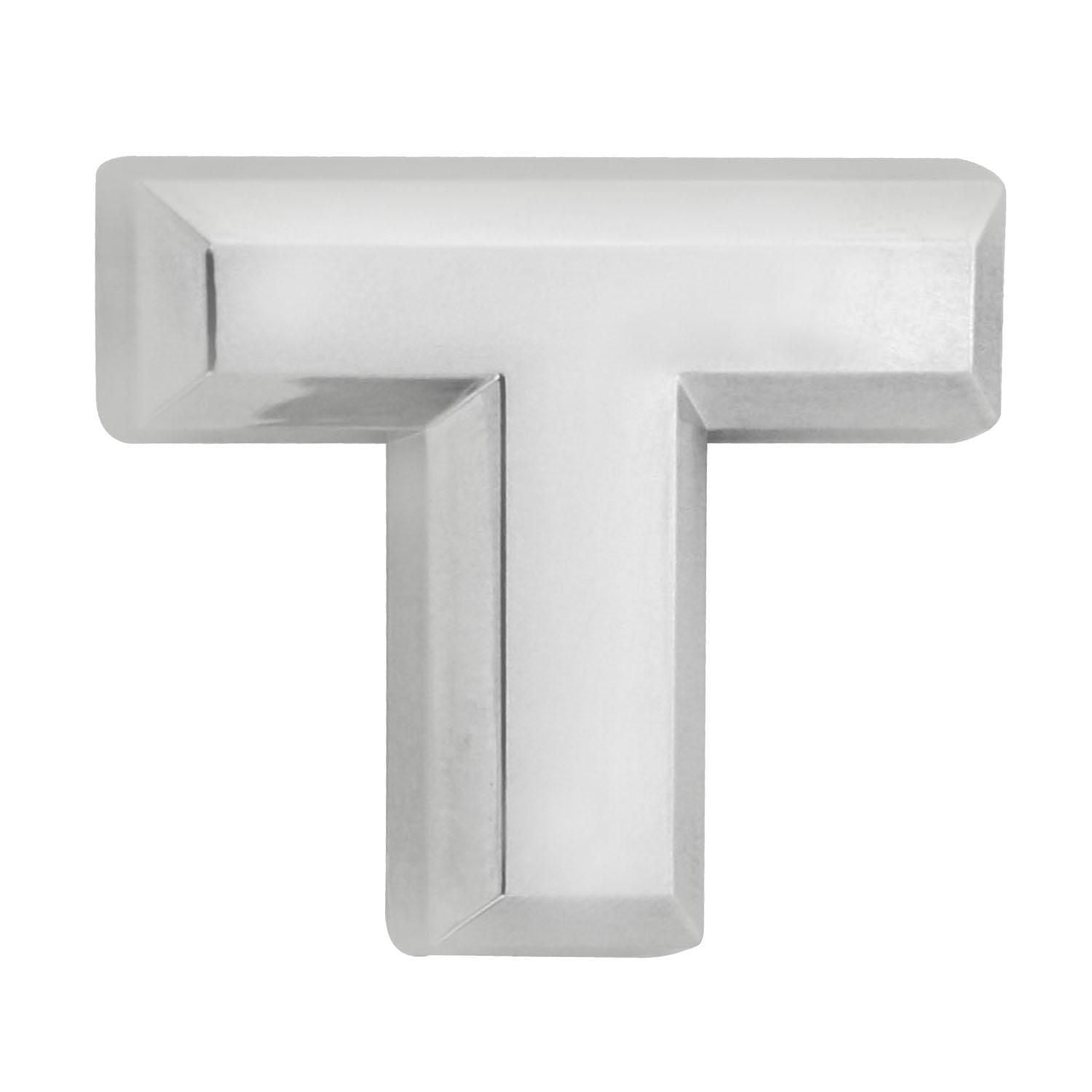 Pilot Chrome Letter - T, each, sold by each - Walmart.com