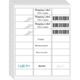 30 UP Labels 1" x2-5/8 Mailing Shipping Address FBA Label for Laser ...