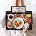 Bed Tray Table Breakfast Trays Serving Tray Bamboo Bed Laptap Floding ...
