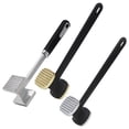 Stainless Steel Meat Tenderizer, Double Sided Kitchen Meat Mallet for ...