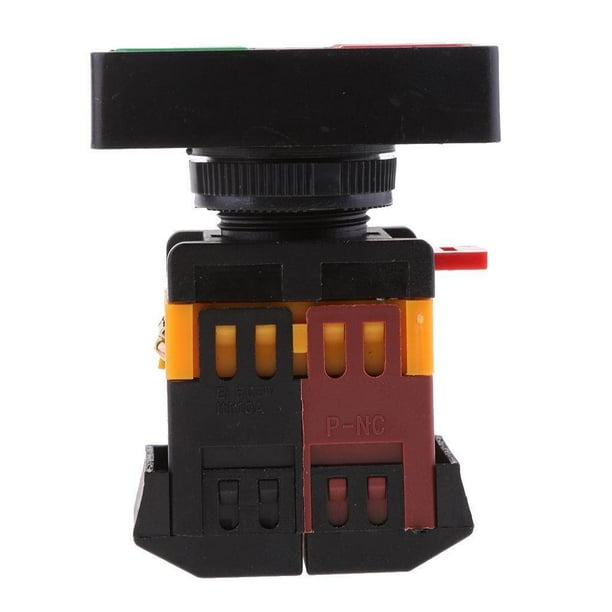 thinsony On Off Start Stop Push Button with Light Indicator Momentary ...