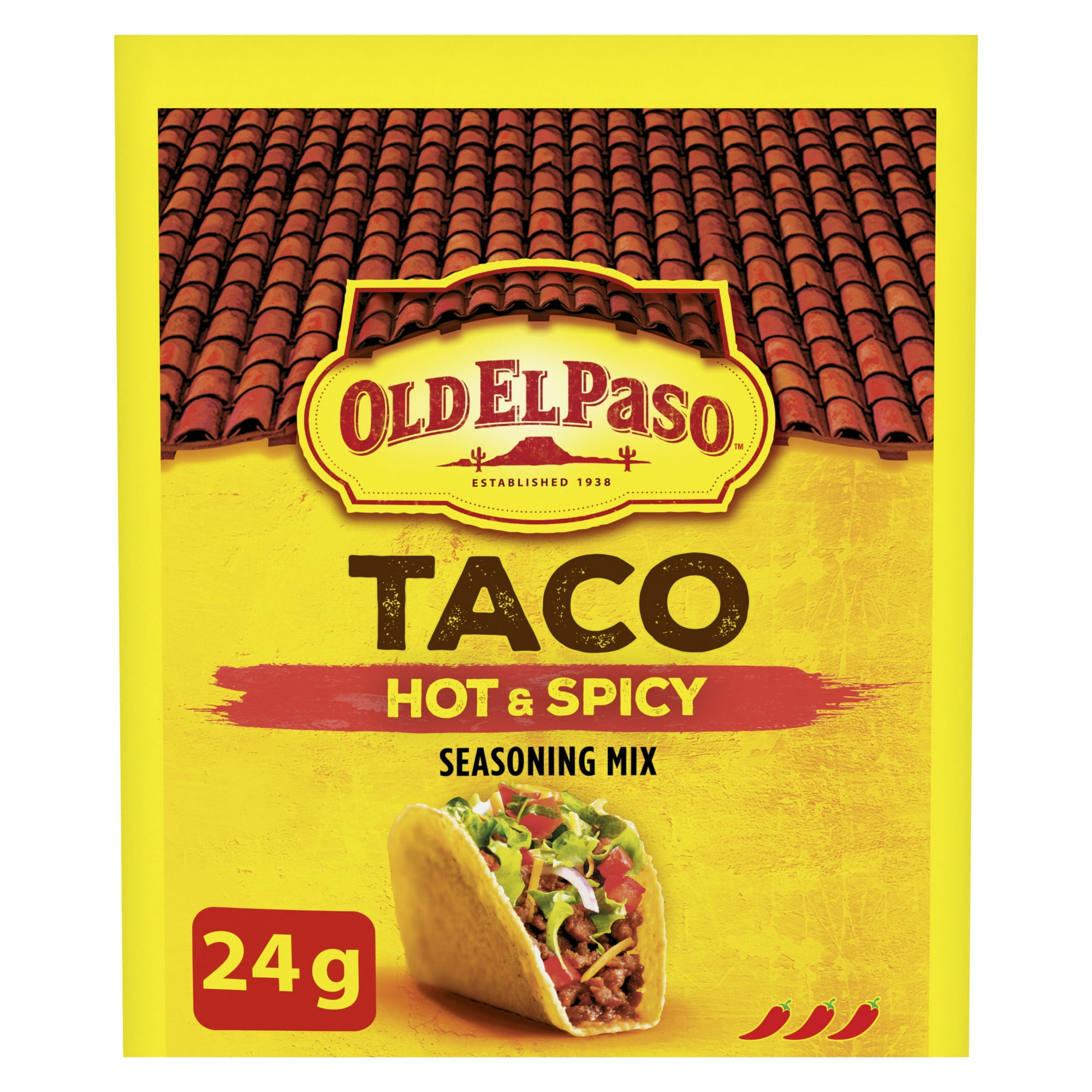 Click here for Old El Paso Taco Seasoning Mix Hot & Spicy 24 G prices