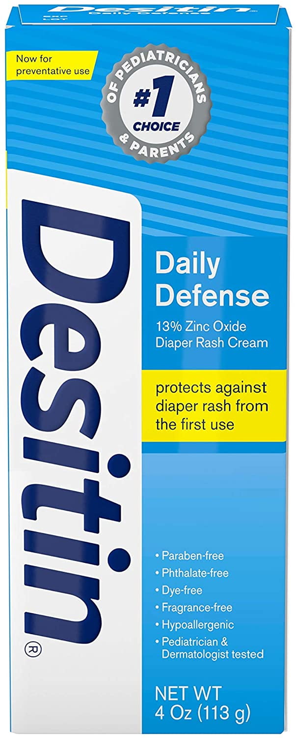 Desitin Rapid Relief Zinc Oxide Diaper Rash Cream 4 oz - Walmart.com