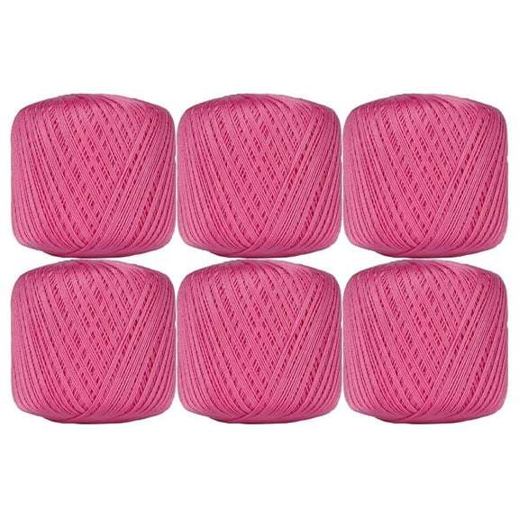 Threadart 100% Pure Cotton Multicolor Crochet Thread - Size 3 - Color ...