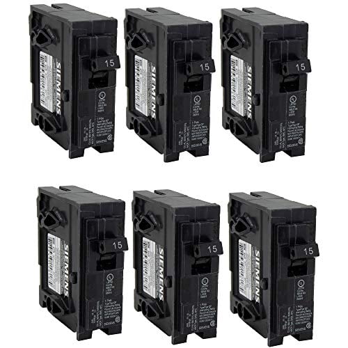 RecPro RV Circuit Breaker 15 Amp Siemens Q115 | Camper Breaker Replacement (6 Pack) - Walmart.com