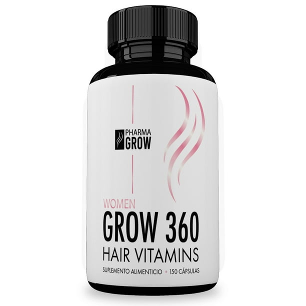 Pharma Grow | Grow 360 Hair Vitamins Suplemento Anticaida y ...