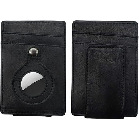 AirTag Wallet for Men, Slim Minimalist Front Pocket Wallet with Built ...