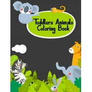 Coloring and Learning: My First ABC Animals Coloring Book: Educational ...