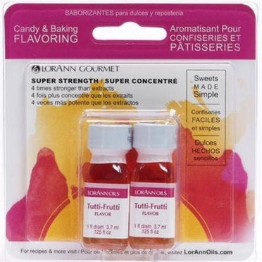LorAnn Oils Tutti-Frutti Hard Candy Flavoring Oil, Super Strength, 1 oz ...