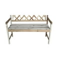 Outdoor X-back Bench - Unfinished - Walmart.com