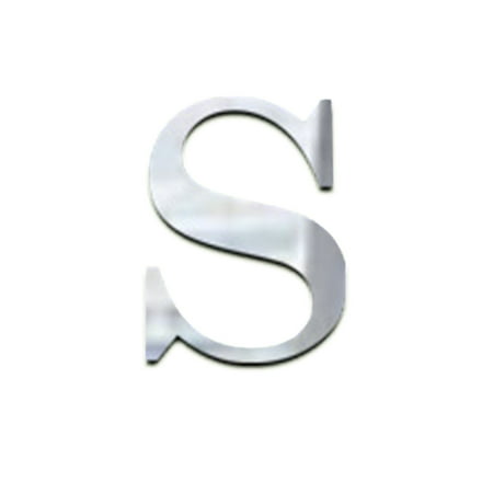 English Letters Mirror Sticker 3D Acrylic Alphabet Decals Alphabet ...