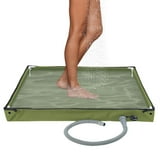 BLEEUS Portable Shower Pan With Drain Hose Foldable Shower Base For ...