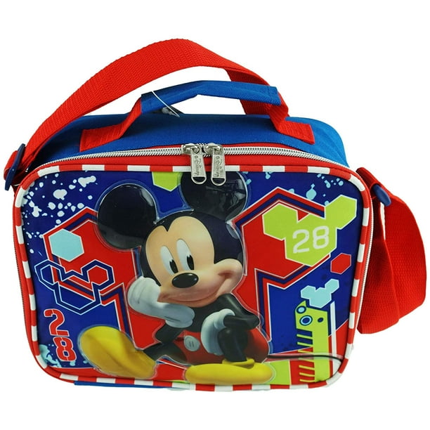 Mickey Mouse Insulated Lunch Bag with Adjustable Shoulder Straps - M28 ...