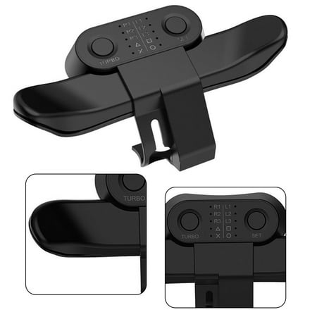Extended Gamepad Back Button Attachment Joystick Rear Button With Turbo Key Adapter For PS4 Game ...