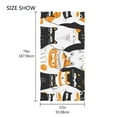 Ryvnso Hand Drawn Cats Oversized Beach Towel Microfiber Bath Blankets ...
