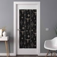 Bull Skull Window Privacy Film, Western Longhorn Cactus Crescent Moon ...