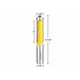 Yonico 2" Height X 1/2" Diameter Flush Trim Router Bit - 1/2" Shank ...
