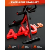 GIKPAL Foldable Ab Machine, Ab Workout Equipment, 440lbs Capacity, LCD ...