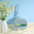 OMIRO 10.5'' x 5.7'' Round Handheld Face Mirror with Handle, Double ...