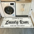 Laundry Room Rug Non slip Floor mats Farmhouse Large Laundry Rugs for ...