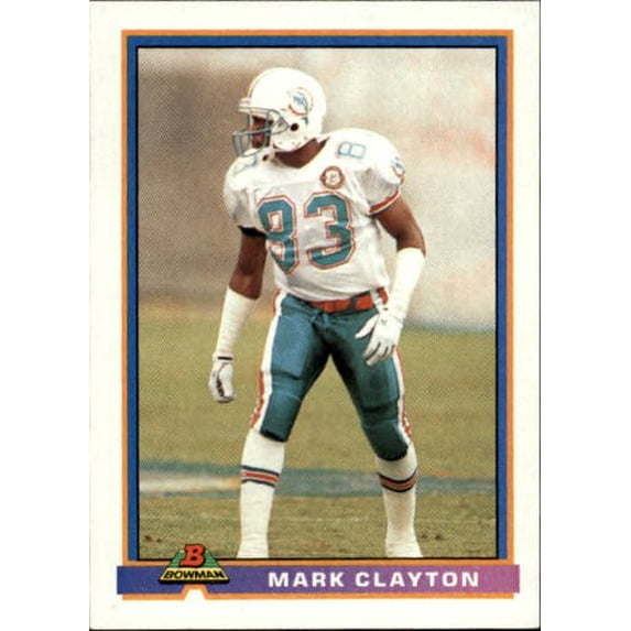 1991 Bowman #286 Mark Clayton NFL Football Trading Card - Walmart.com