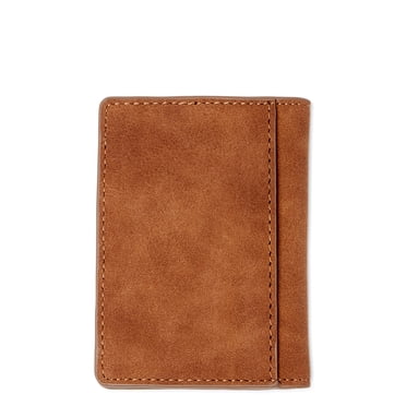 George Leather Slim Trifold Wallet and Card Case - Walmart.com