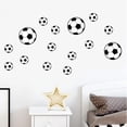10 Pack Football Patterns Stickers Wall Stickers Suit For Doors Windows ...