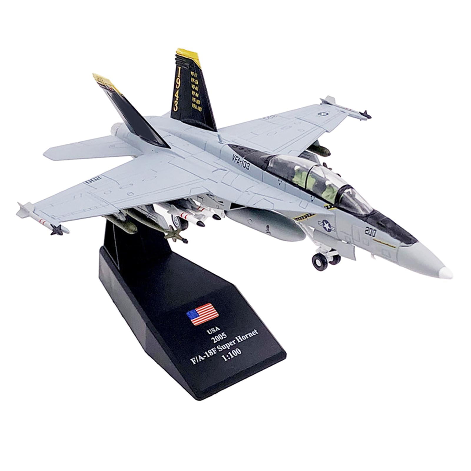 1/100th 18F Aircraft Fighter Model Airplane Decor Collection Ornament ...
