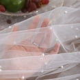 QUTETN Pearl Semi-Sheer Gauze Wedding Table Runner Table Setting Dining ...