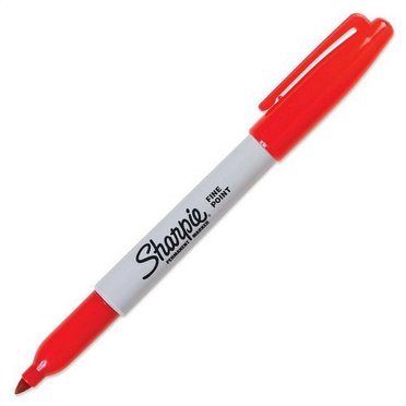 Sharpie Permanent Markers, Fine Point, Red, 12 Count - Walmart.com