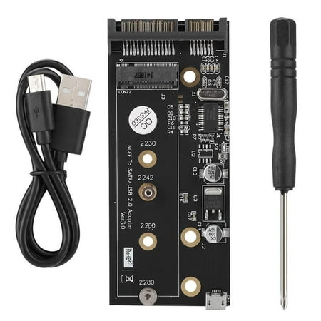 NGFF (M.2) KEY B to SSD Adapter SSD SATA to SATA with USB Interface ...