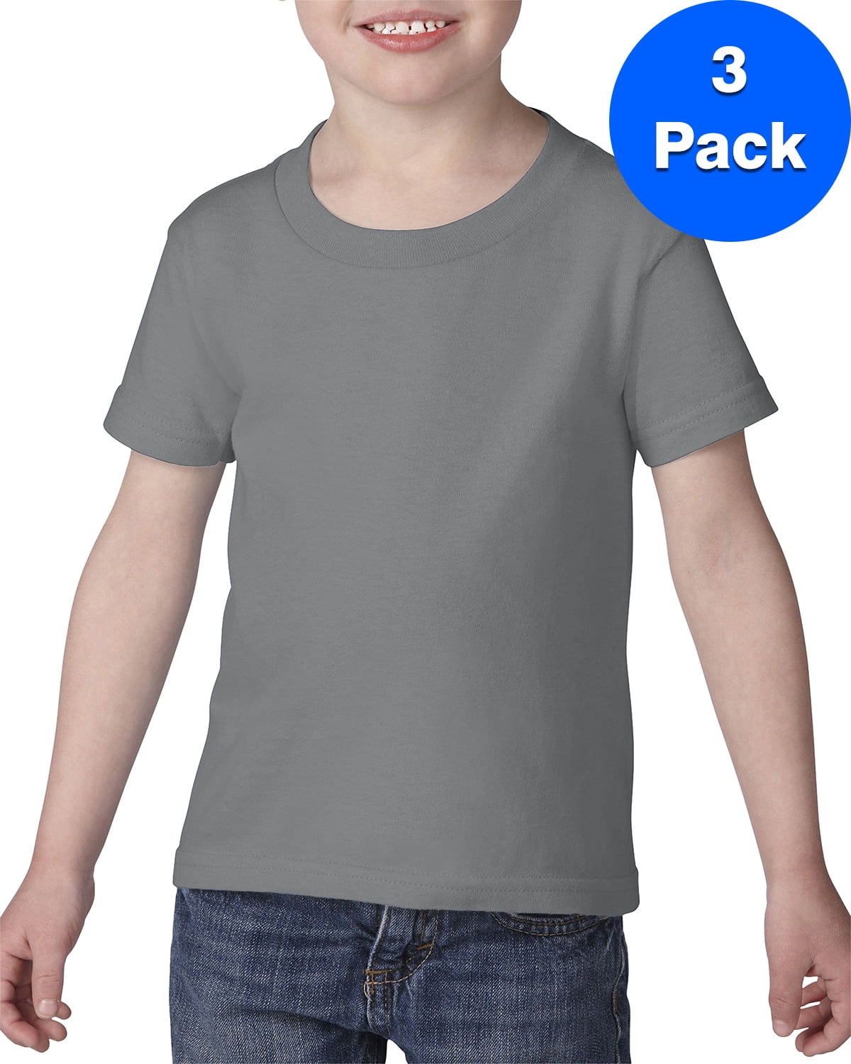 Toddler Softstyle Toddler Tee 3 Pack - Walmart.com