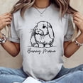 Bunny Holland Lop Cute Lop Rabbit Line Art T-shirt Sizes S-5XL ...