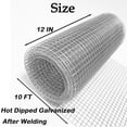 12IN x 10FT Hardware Cloth 1/4 inch Chicken Wire Fencing 23Ga, Hot ...