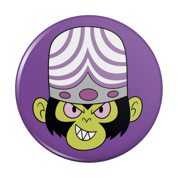Powerpuff Girls Mojo Jojo Head Pinback Button Pin - Walmart.com ...