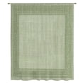 Cameo Green Retro Greek Key Sheer Curtains 72 Inch Length, Light ...
