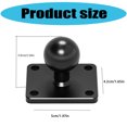 Aluminum Square Mounting Base Motorcycle Action Camera Fixing Bracket ...